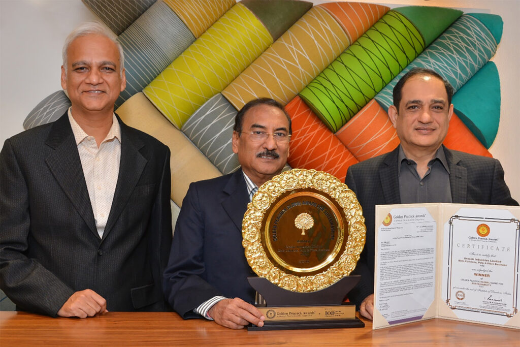 Grasim Industries, Birla Cellulose wins Golden Peacock Global Award for ...